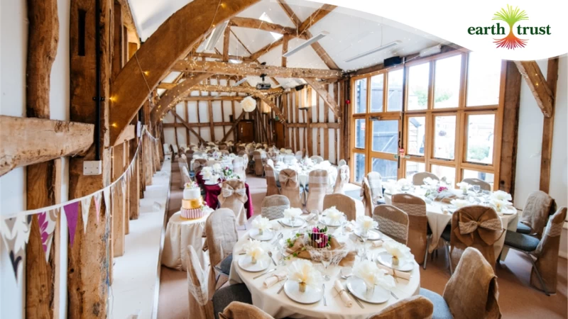 Fison Barn at Earth Trust Oxfordshire, England For Hire